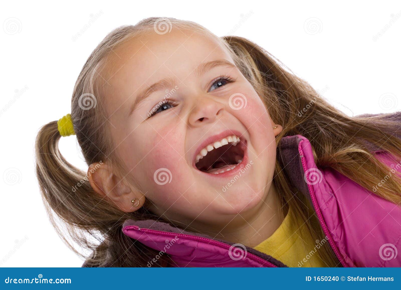 Laughing kid stock photo. Image of isolated, lovely, young - 1650240