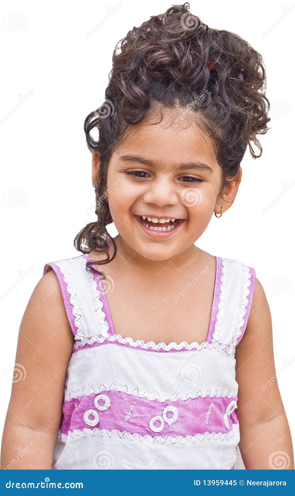 Laughing kid girl stock image. Image of innocent, glad - 13959445