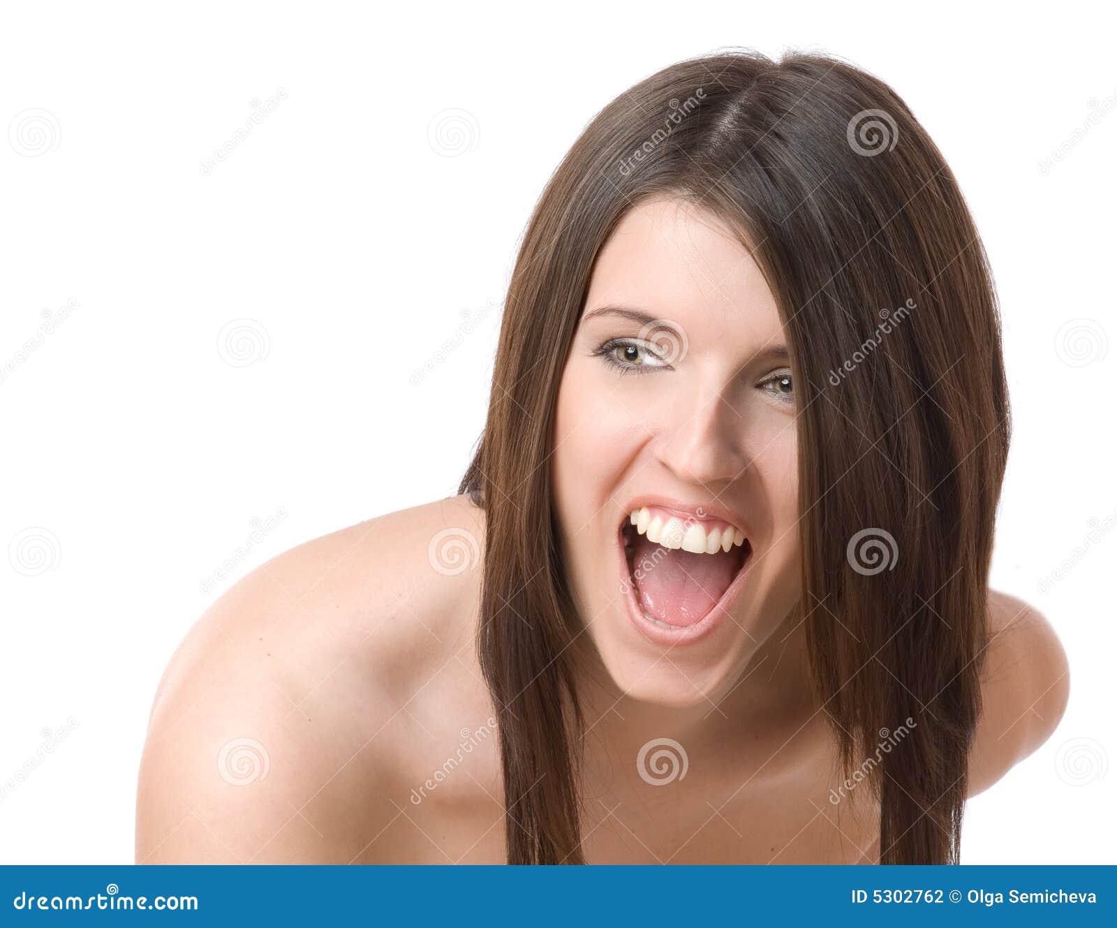 Laughing lady stock photo. Image of backgrounds, beautiful - 5302762