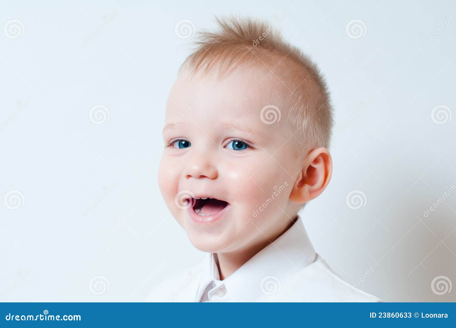 Laughing a little boy stock image. Image of laughing - 23860633