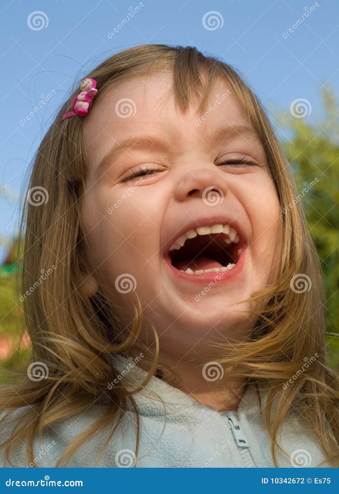 Laughing little girl stock photo. Image of playing, people - 10342672