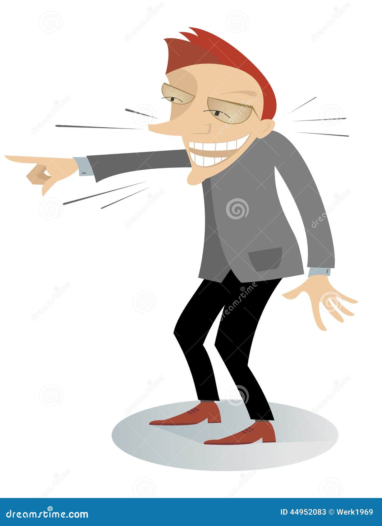 Laughing man stock illustration. Illustration of point - 44952083 Laughing man stock illustration. Illustration of point - 44952083