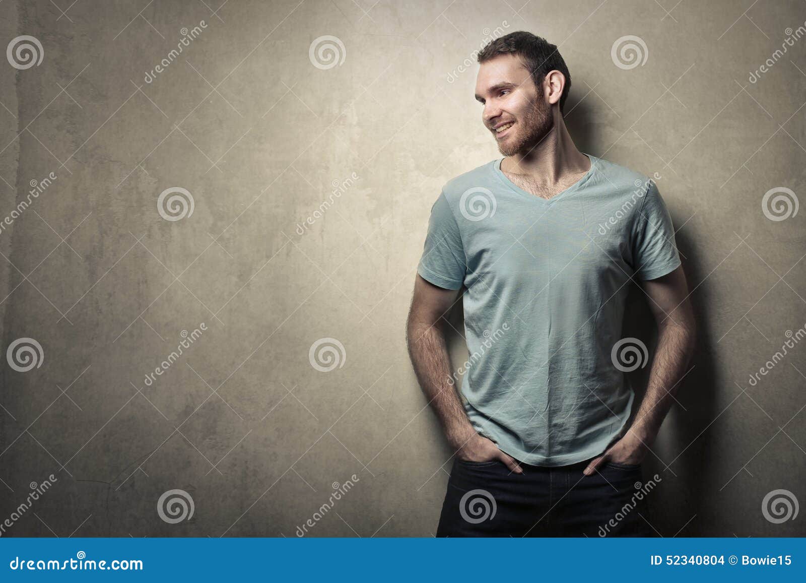 Laughing man in profile stock photo. Image of laughing - 52340804