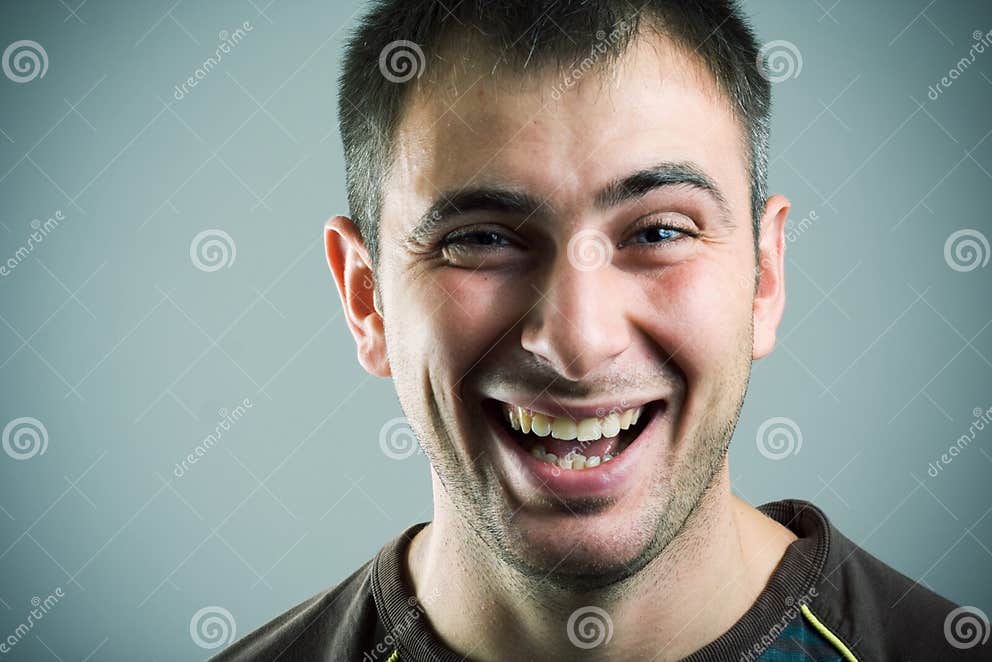 Laughing men. stock photo. Image of open, individuality - 6924360