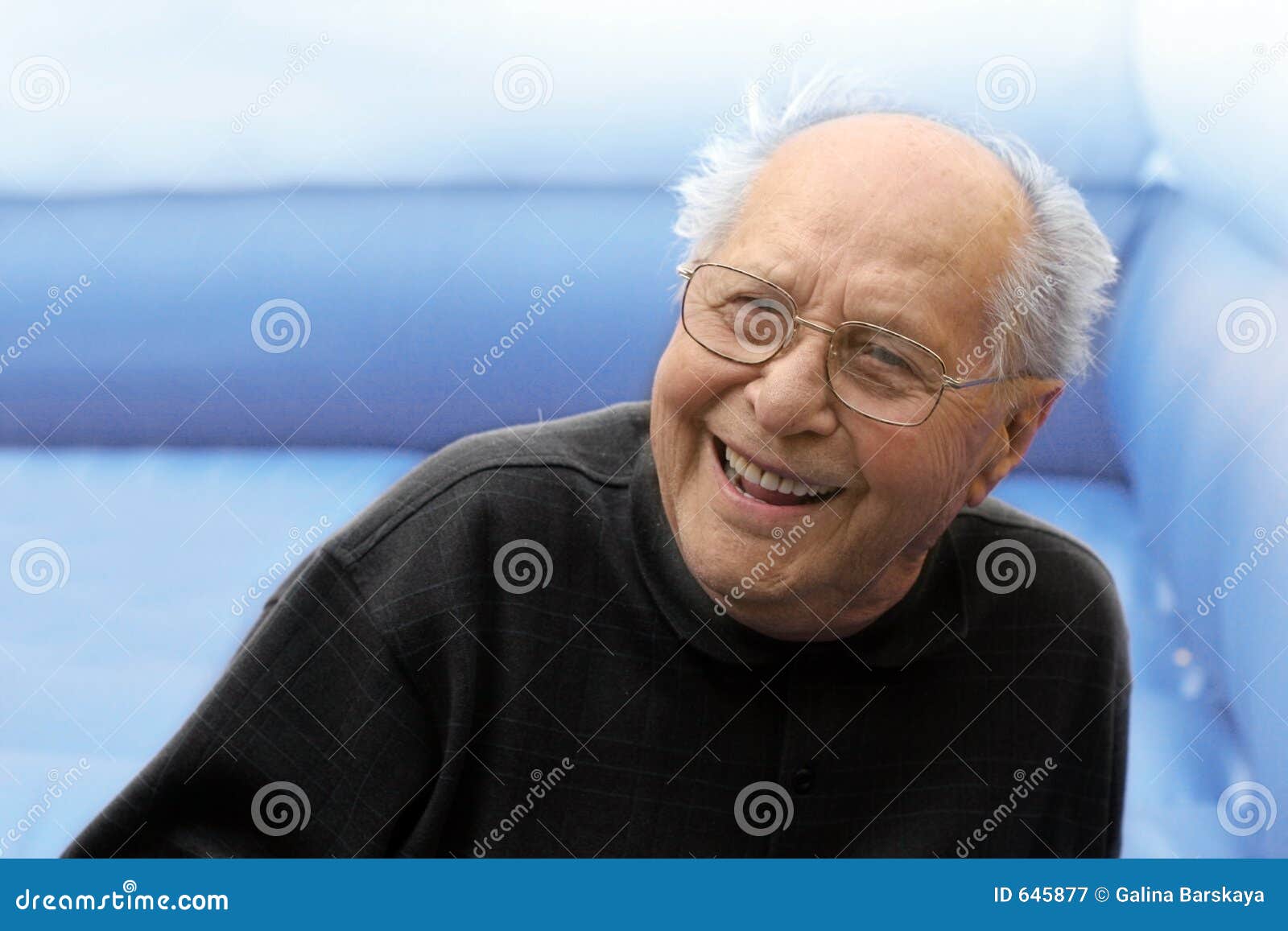 Laughing old man stock image. Image of laugh, happiness - 645877