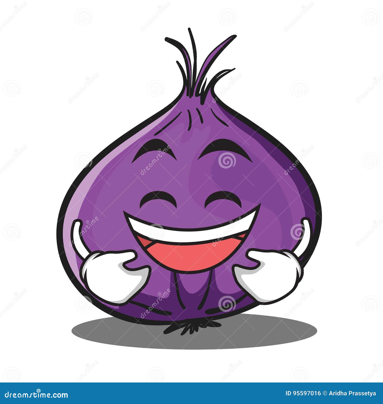 Laughing Onion Character Cartoon Stock Vector - Illustration of funny ...