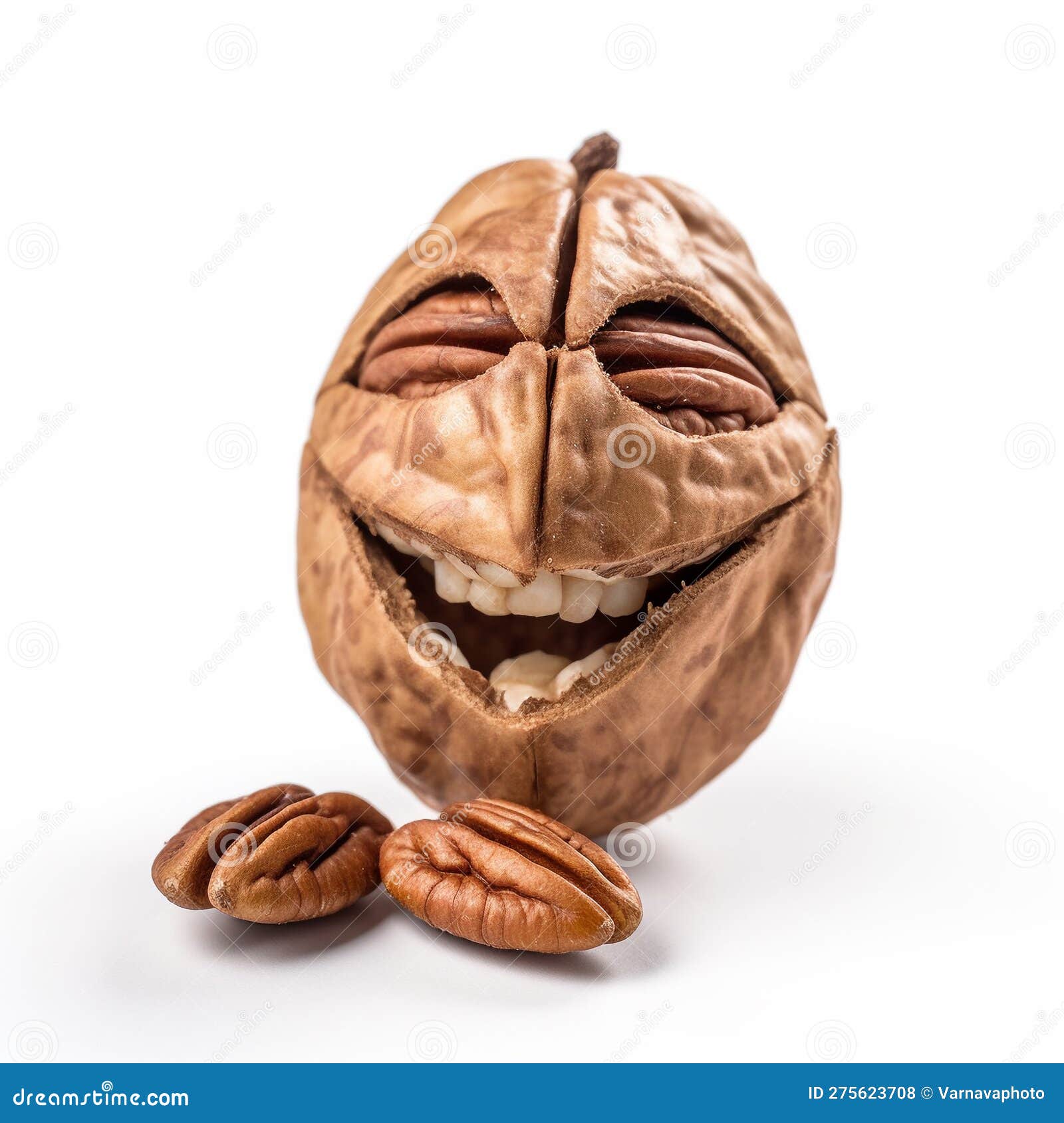 Laughing Pecan Nut: a Cute and Cheerful Image for Your Next Project ...