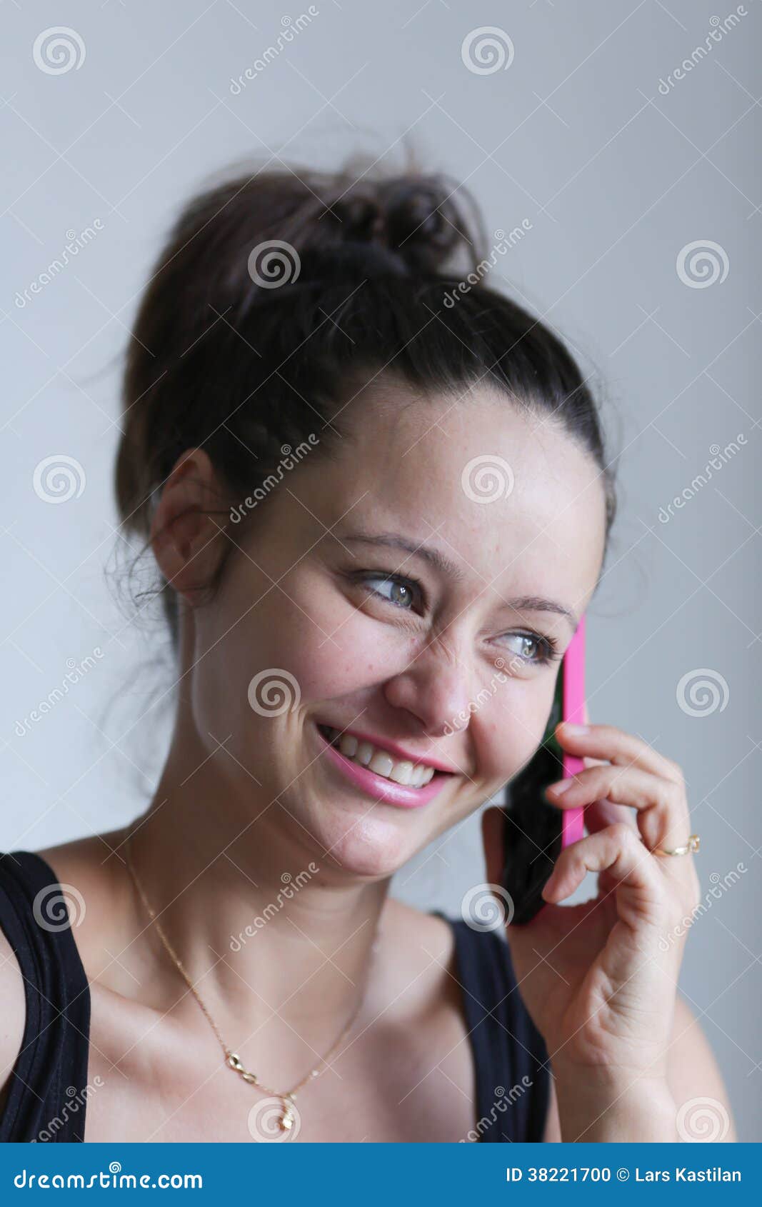 Laughing on the phone stock photo. Image of call, speaking - 38221700