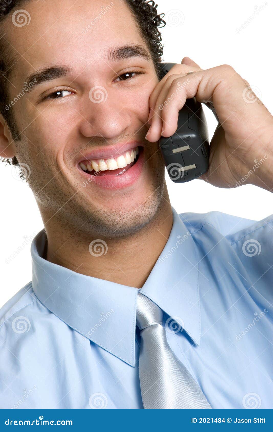 Laughing Phone Man stock photo. Image of phone, businessman - 2021484