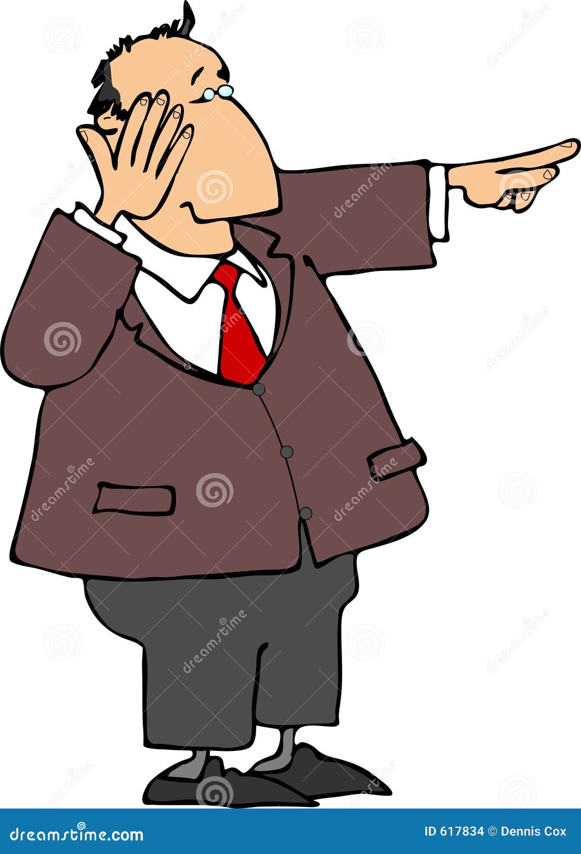 Laughing and pointing stock illustration. Illustration of cartoon - 617834