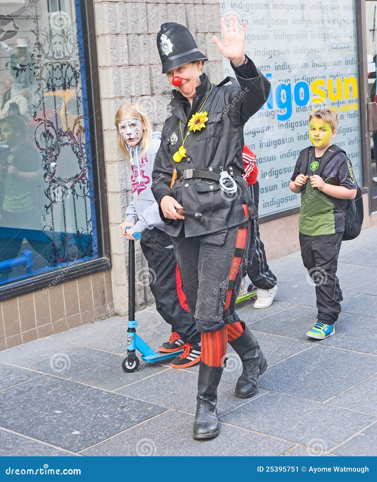 Laughing Policeman at Inverness Rally Editorial Photo - Image of nose ...