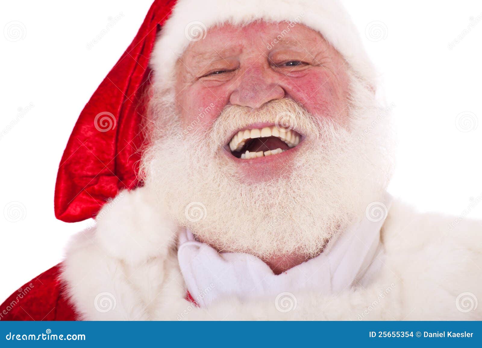 Laughing Santa Claus stock photo. Image of santa, costume - 25655354