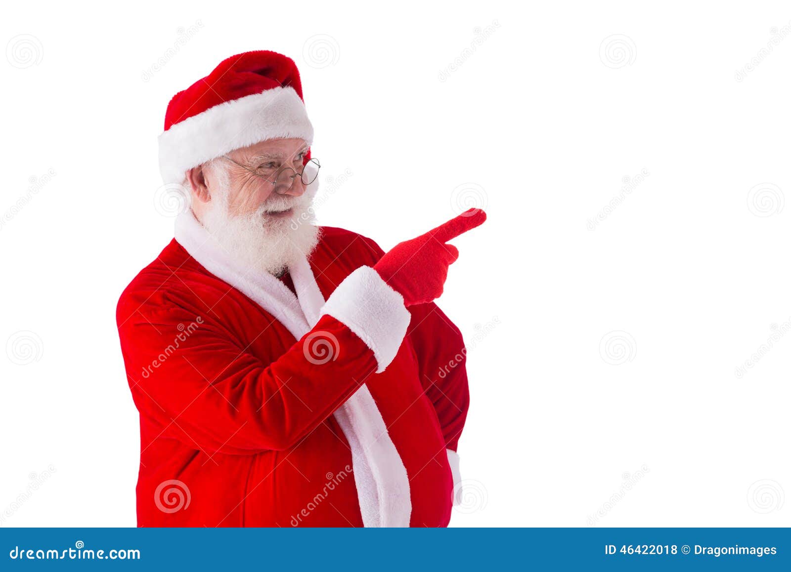 Laughing Santa Claus stock photo. Image of looking, happy - 46422018