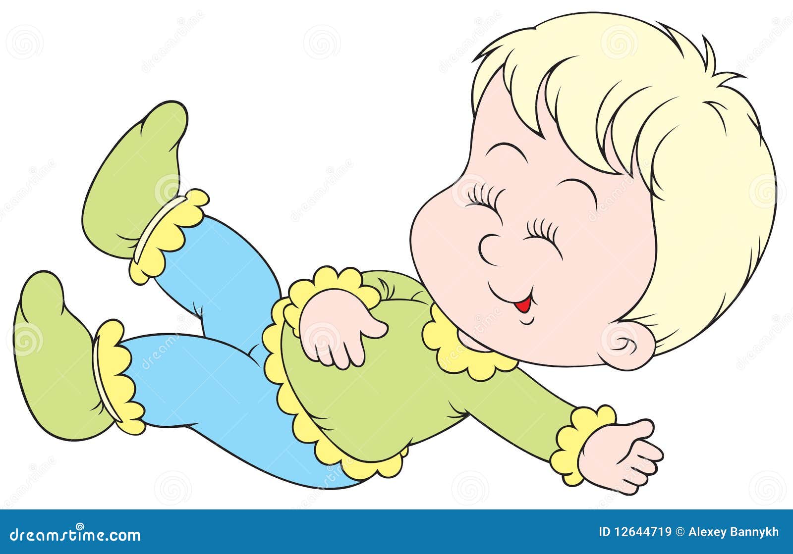 Baby Laughing Clipart