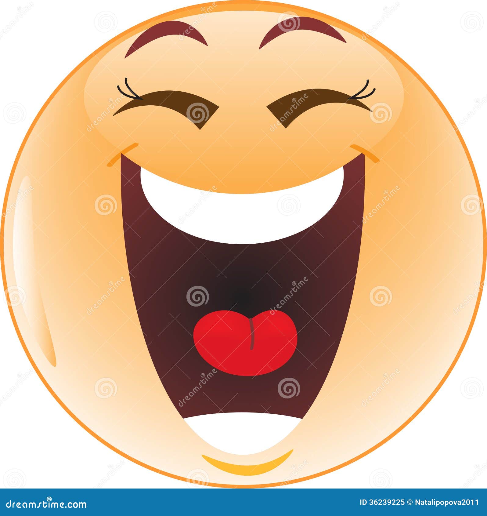 Laughing smiley stock vector. Illustration of graphic - 36239225