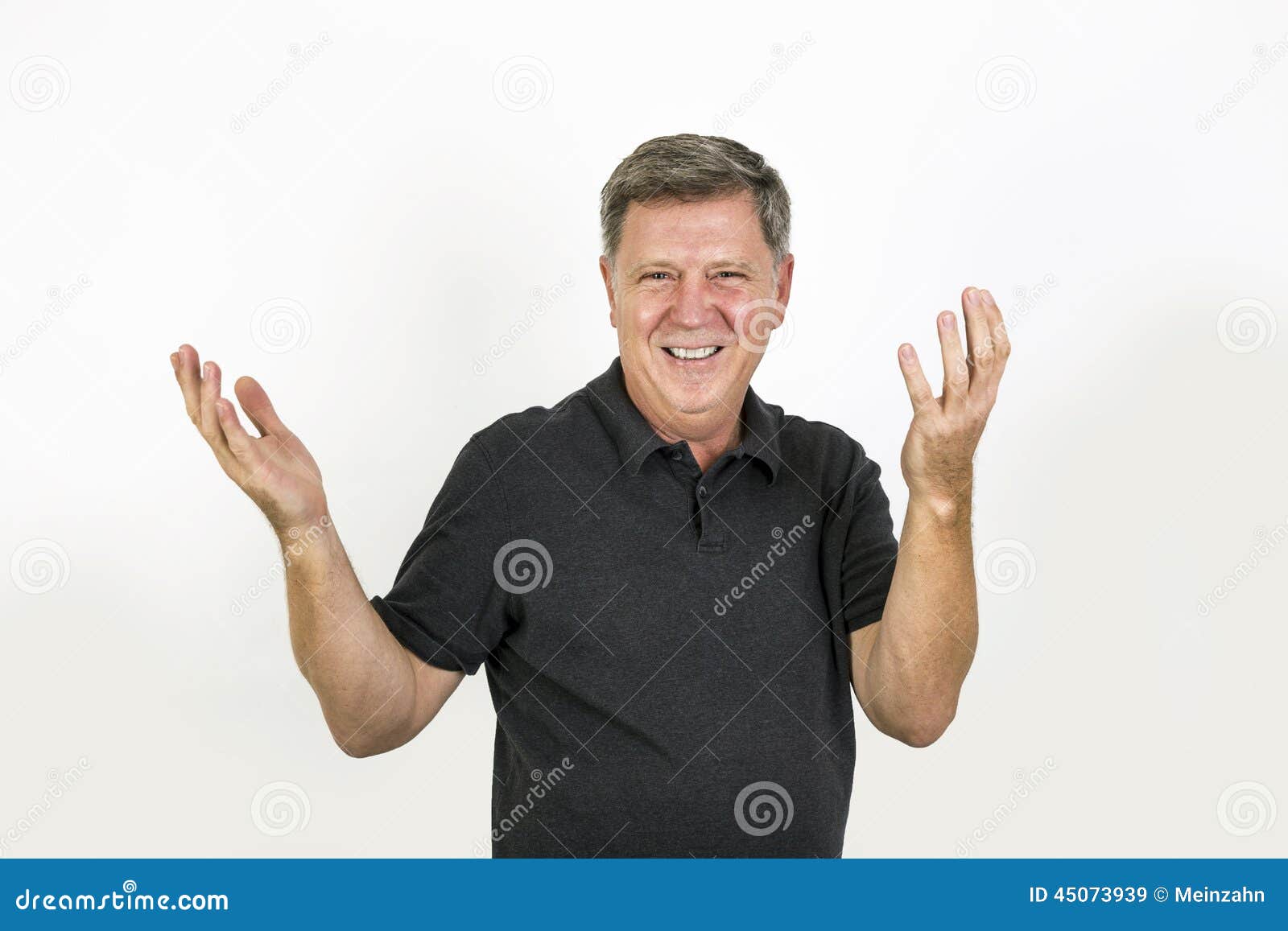 Laughing and Smiling Senior Man Stock Image - Image of face, emotion ...