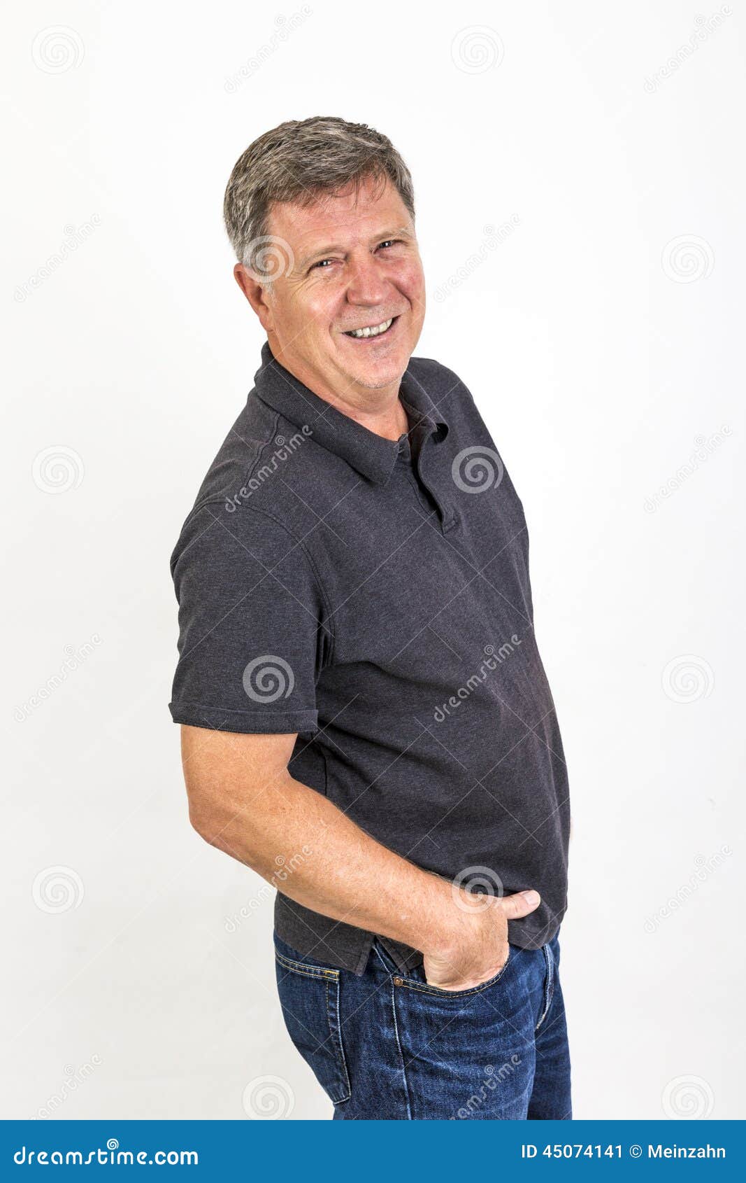 Laughing and Smiling Senior Man Stock Image - Image of expression ...
