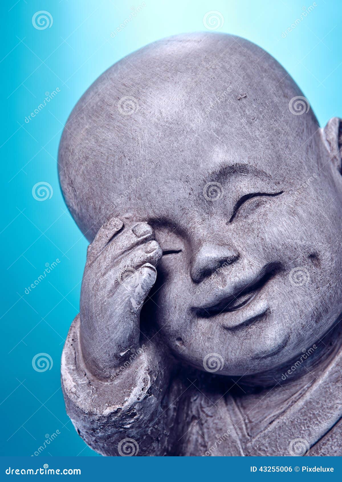 Laughing stone buddah stock photo. Image of asian, isolated - 43255006