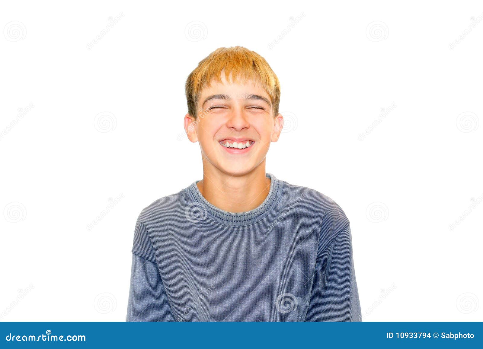 Laughing teenager stock photo. Image of lively, brave - 10933794