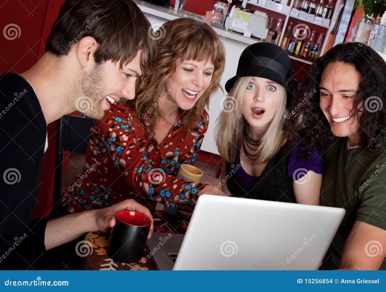 Laughing Together stock photo. Image of laugh, bicultural - 15256854