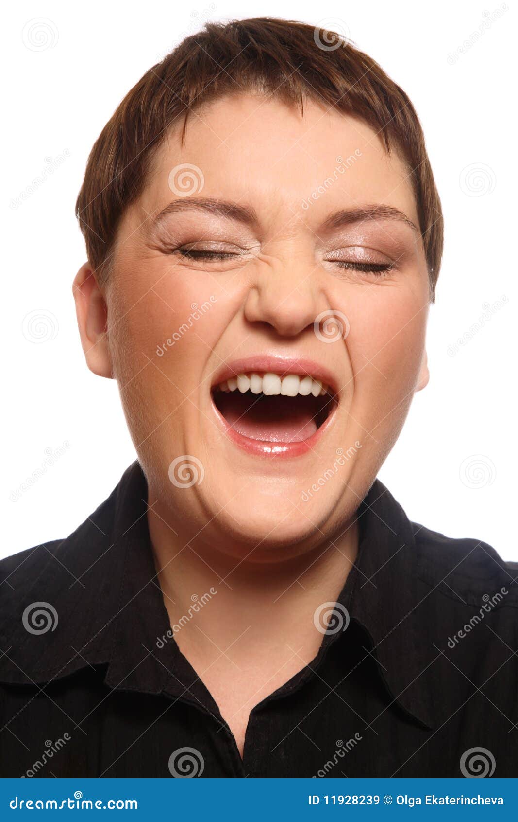 Laughing woman stock image. Image of happy, happiness - 11928239