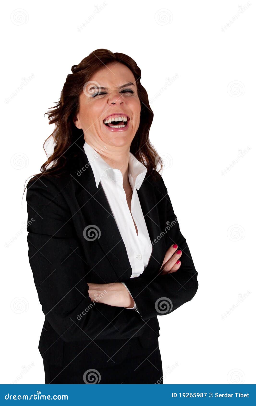 Laughing Woman stock image. Image of american, entrepreneur - 19265987
