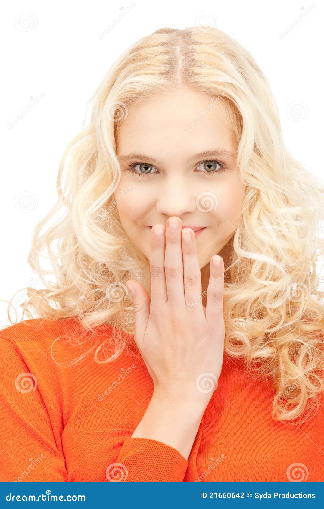 Laughing woman stock photo. Image of bright, expression - 21660642