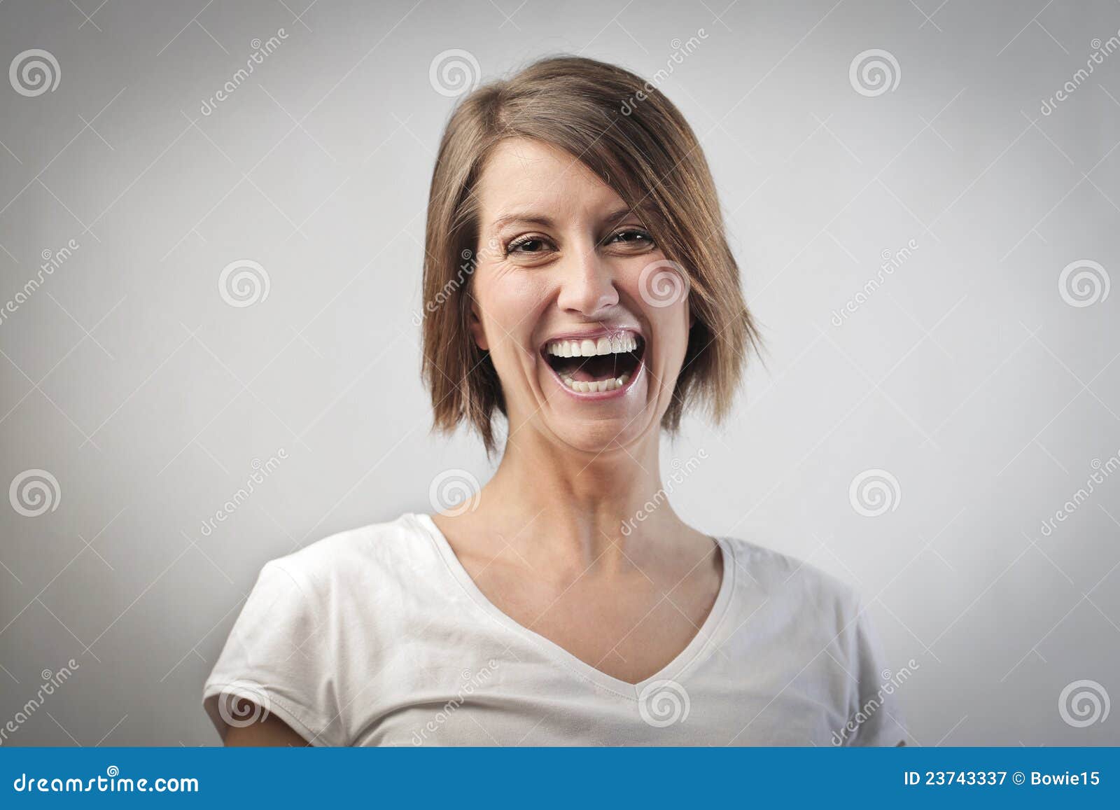 Laughing woman stock image. Image of young, adult, opportunity - 23743337
