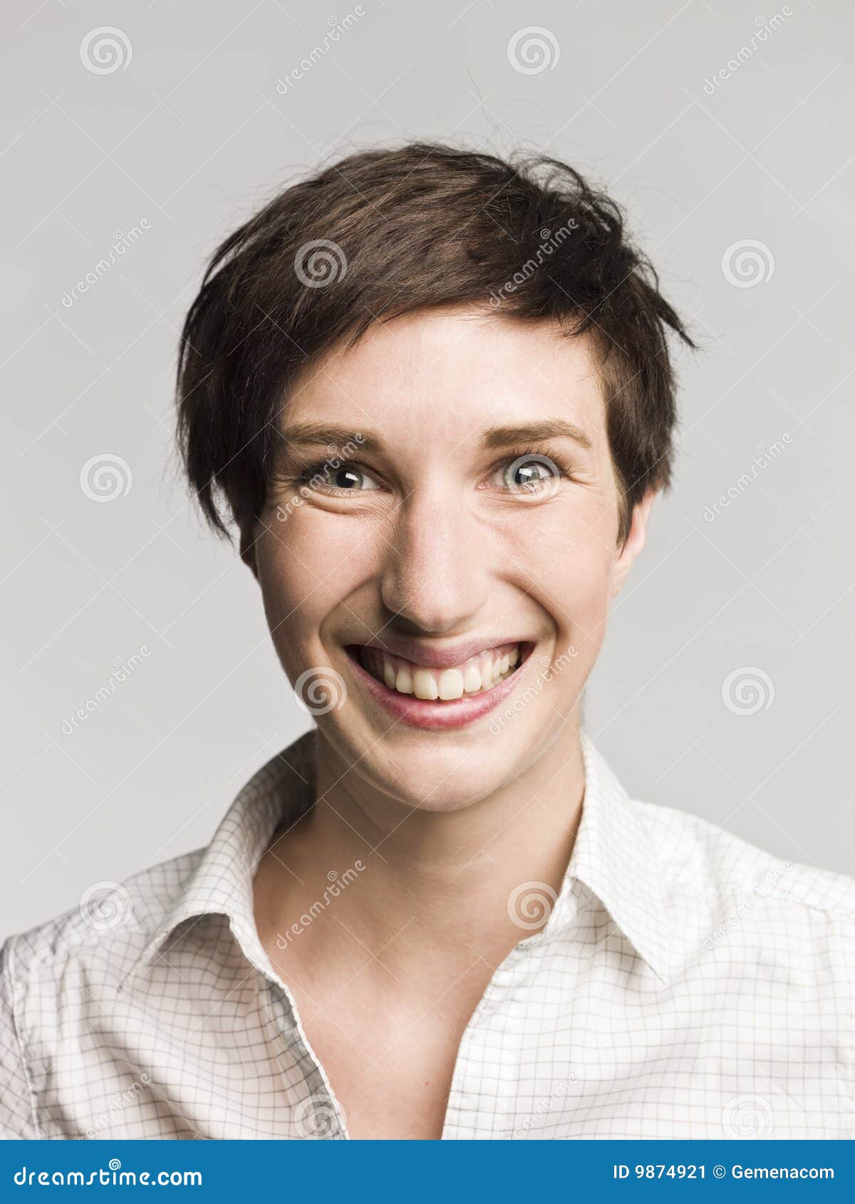 Laughing woman stock image. Image of expressing, leadership - 9874921