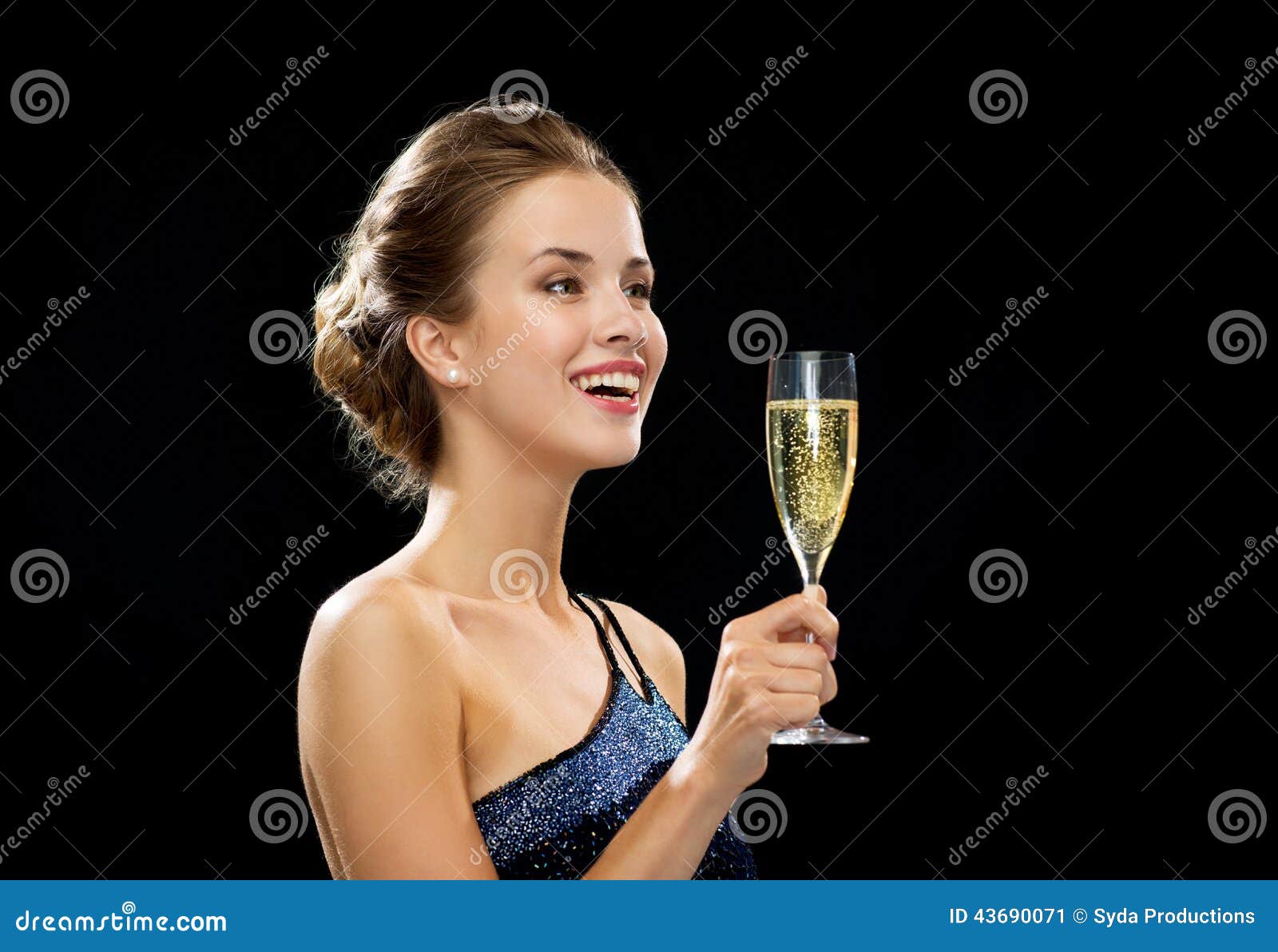 Laughing Woman Holding Glass of Sparkling Wine Stock Image - Image of ... Laughing Woman Holding Glass of Sparkling Wine Stock Image - Image of ...