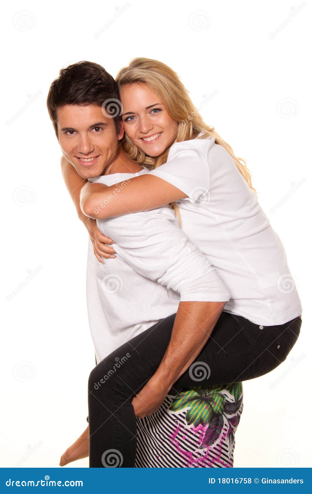 Laughing Young Couple Having Fun and Joy. Stock Photo - Image of couple ...