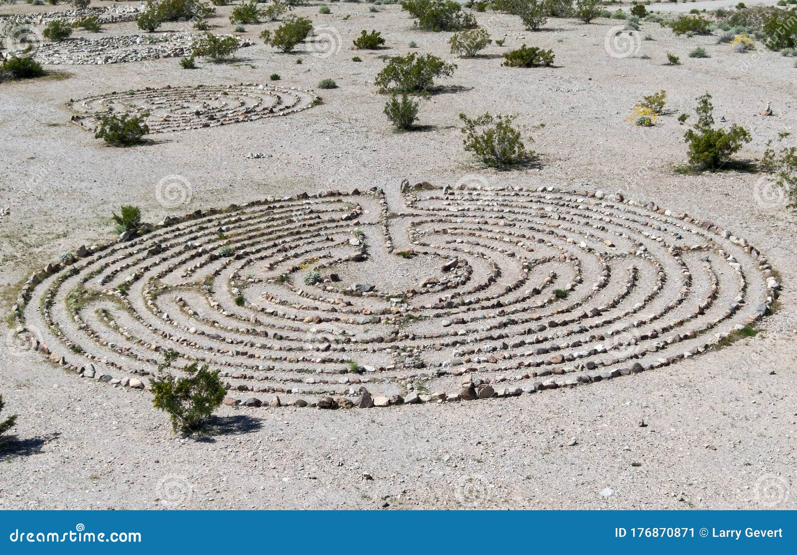 The Laughlin Labyrinths, Laughlin, Nevada Stock Image - Image of ...