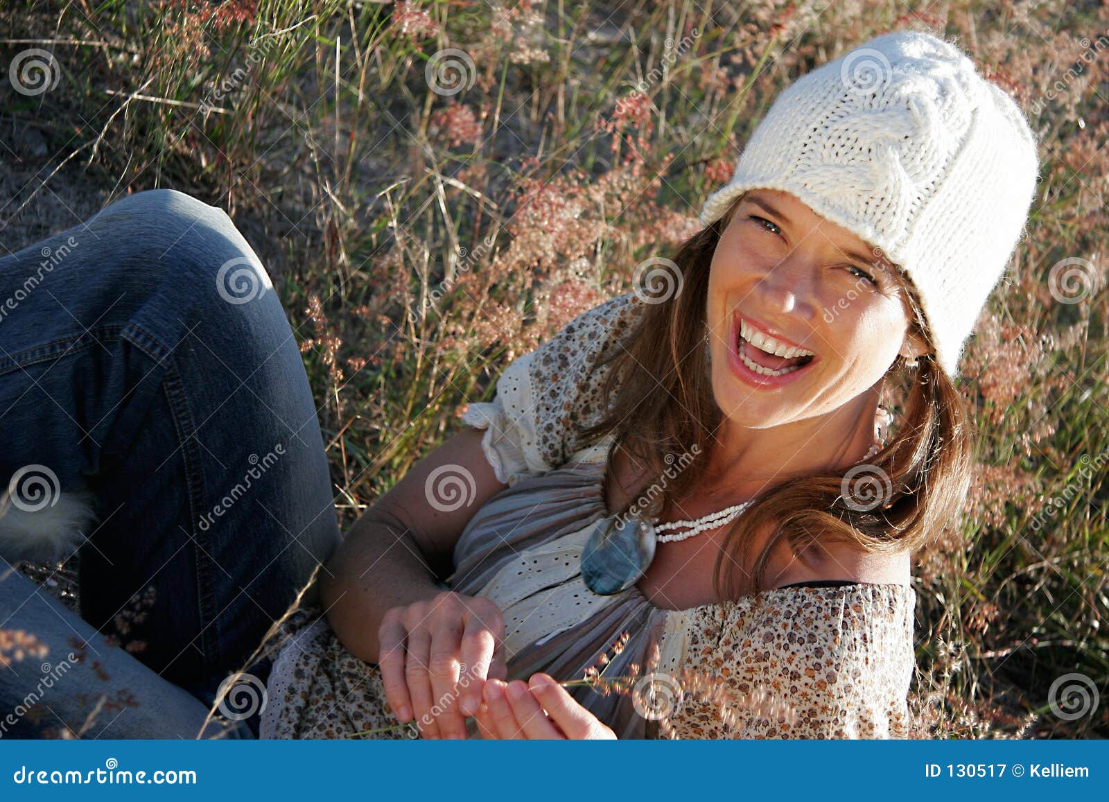 Laughter stock image. Image of laugh, outside, nature, happy - 130517