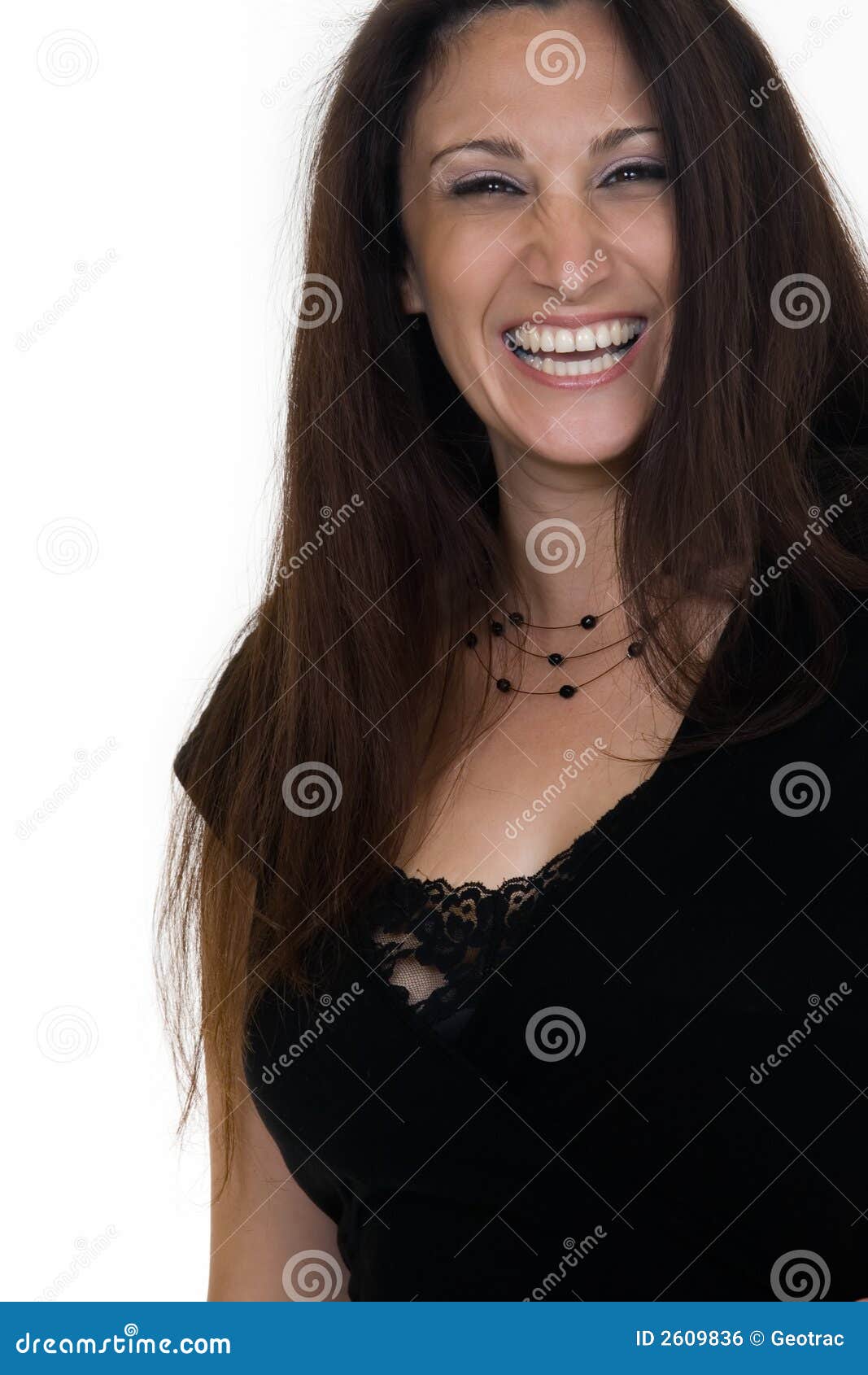 Laughter stock photo. Image of long, lady, laughter, adult - 2609836