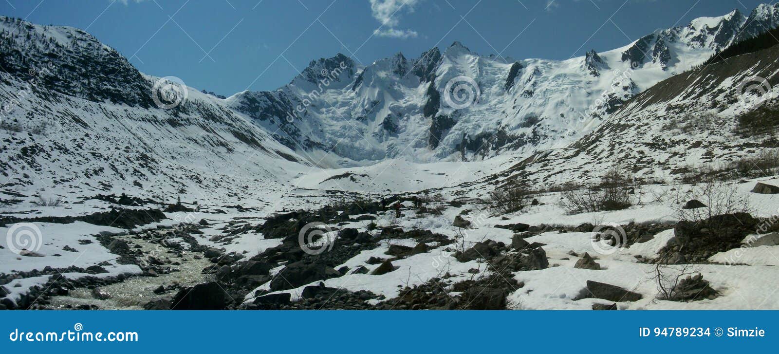 Laughton Glacier stock photo. Image of moraine, valley - 94789234