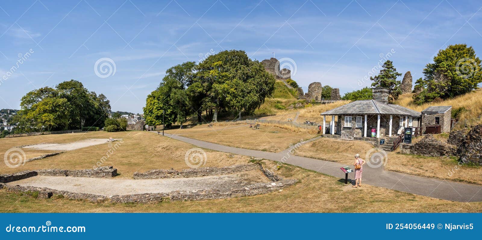 Launceston Medieval Castle and Round Tower in Launceston, Cornwall, UK ...