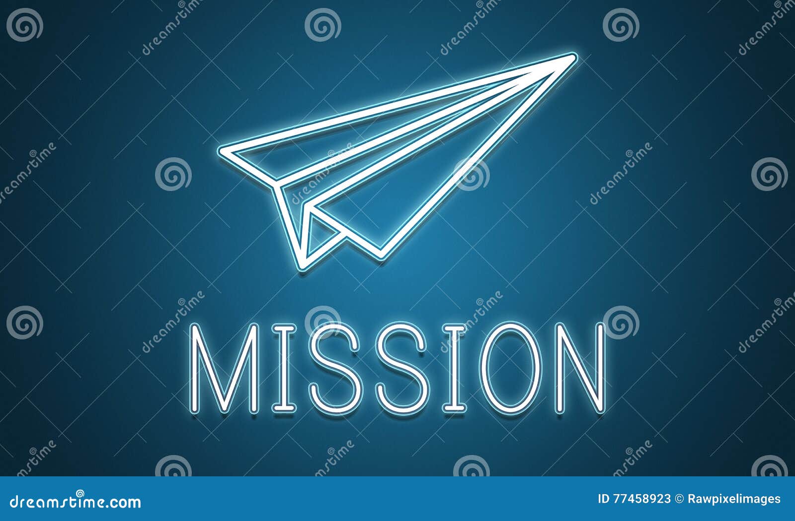 Launch Business Mission Startup Begin Mission Concept Stock ...