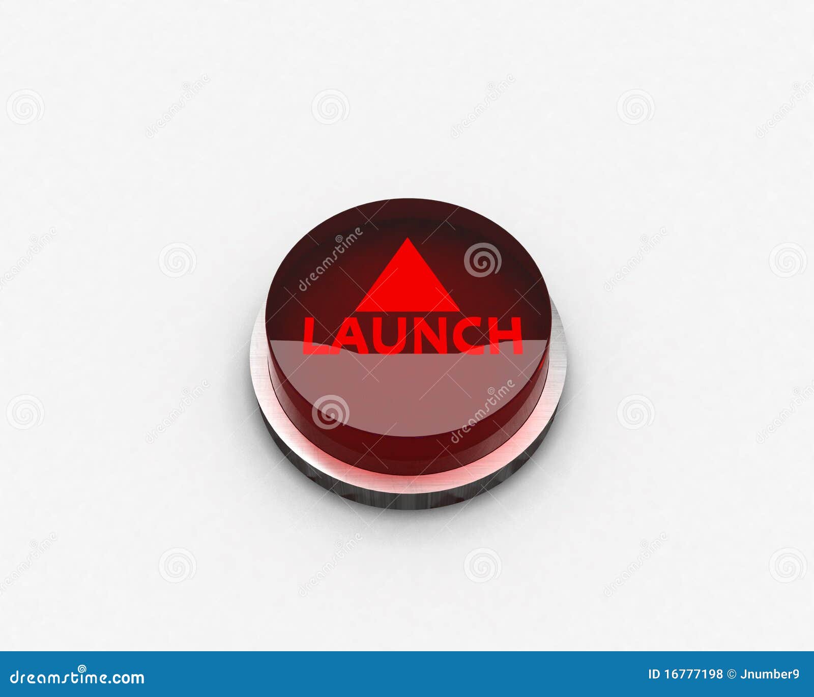 LAUNCH button stock illustration. Illustration of arrow - 16777198