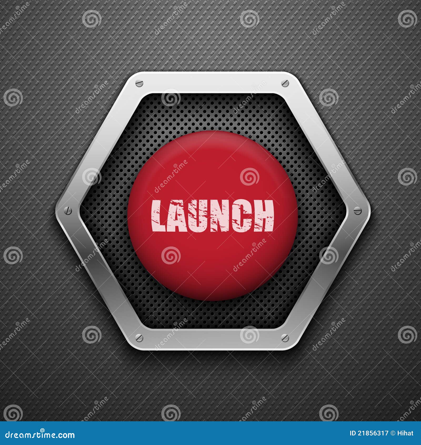 Launch Button Vector Illustration | CartoonDealer.com #19482162