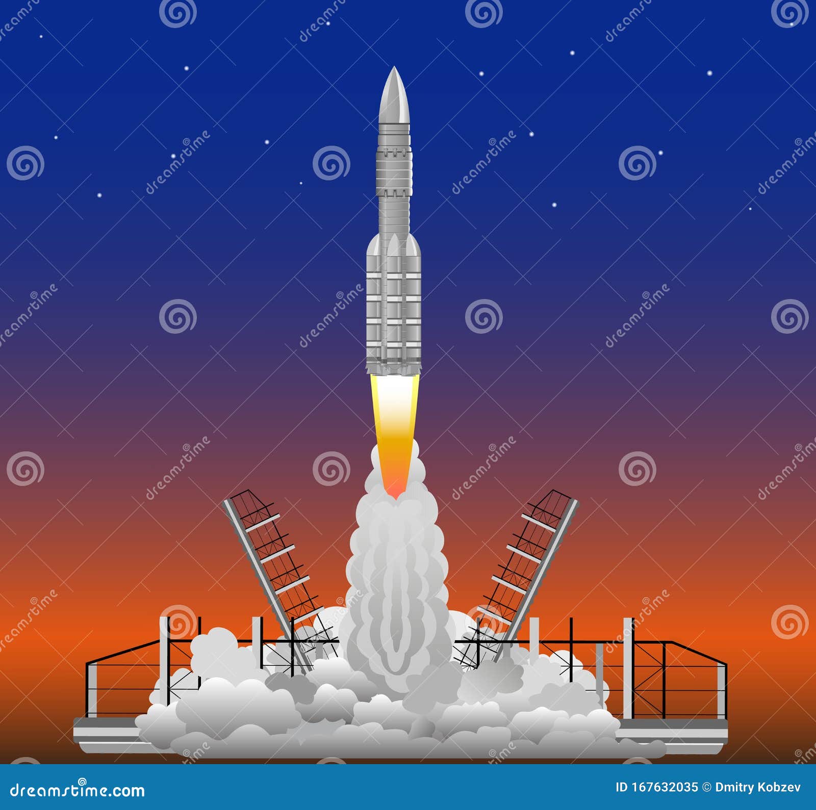 Mars Space Rocket Carrier