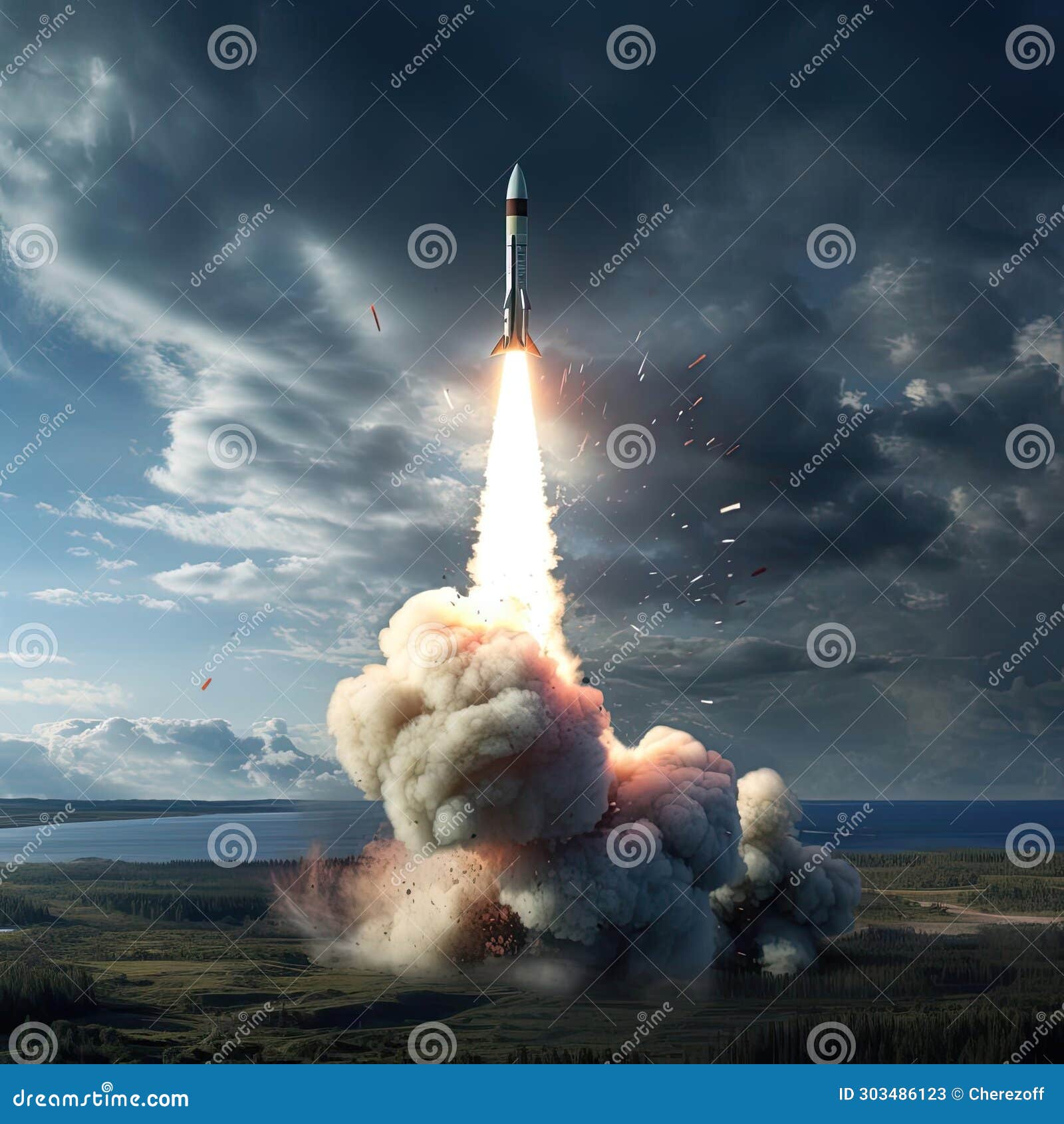 Air-to-ground Missile Royalty-Free Stock Photo | CartoonDealer.com ...