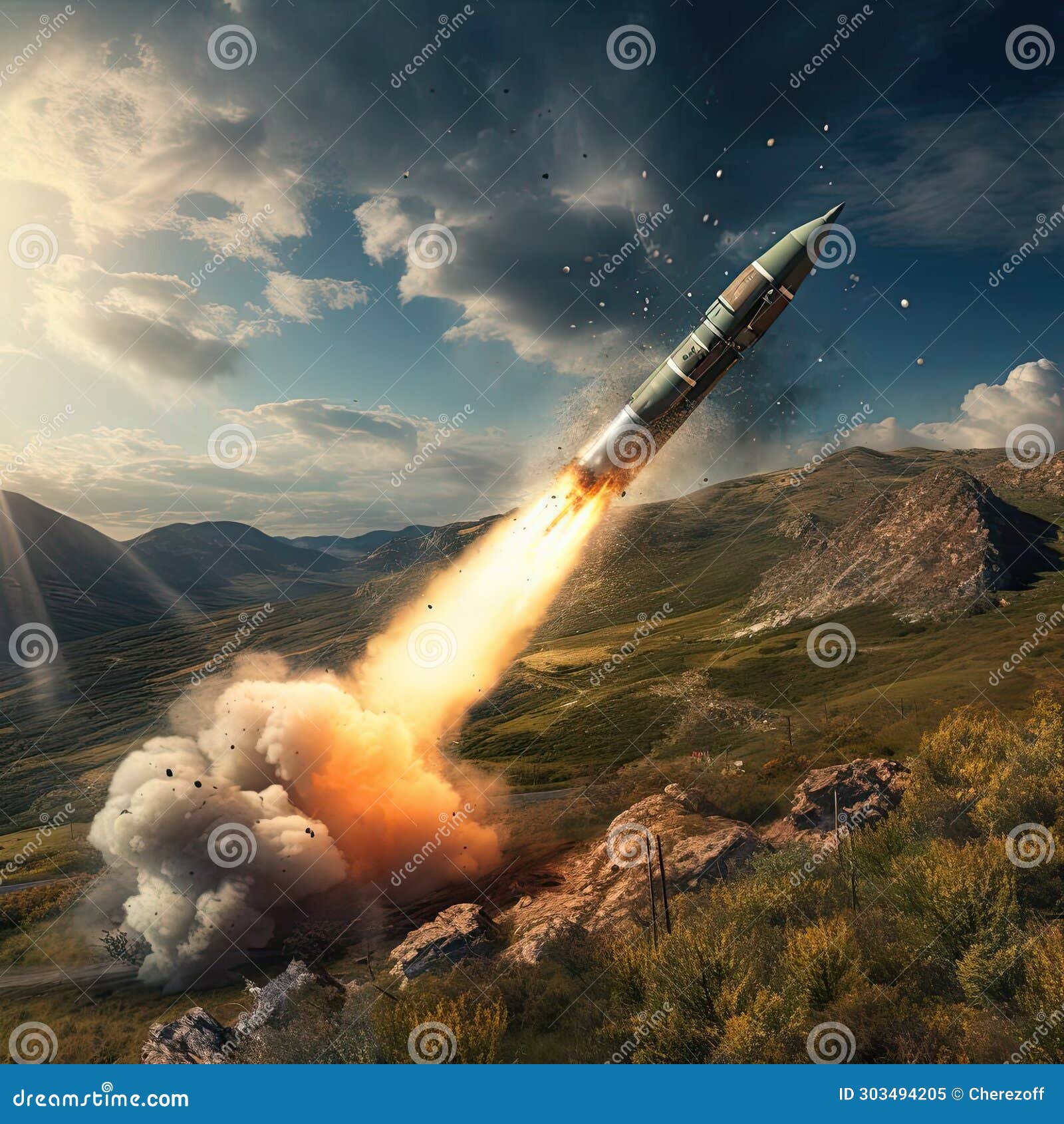Air-to-ground Missile Royalty-Free Stock Photo | CartoonDealer.com ...
