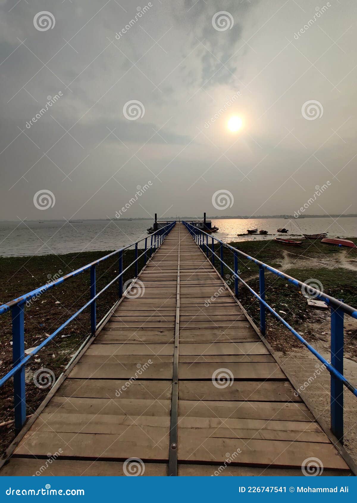 Meghna River Is One Of The Biggest River Of Bangladesh. Royalty-Free ...