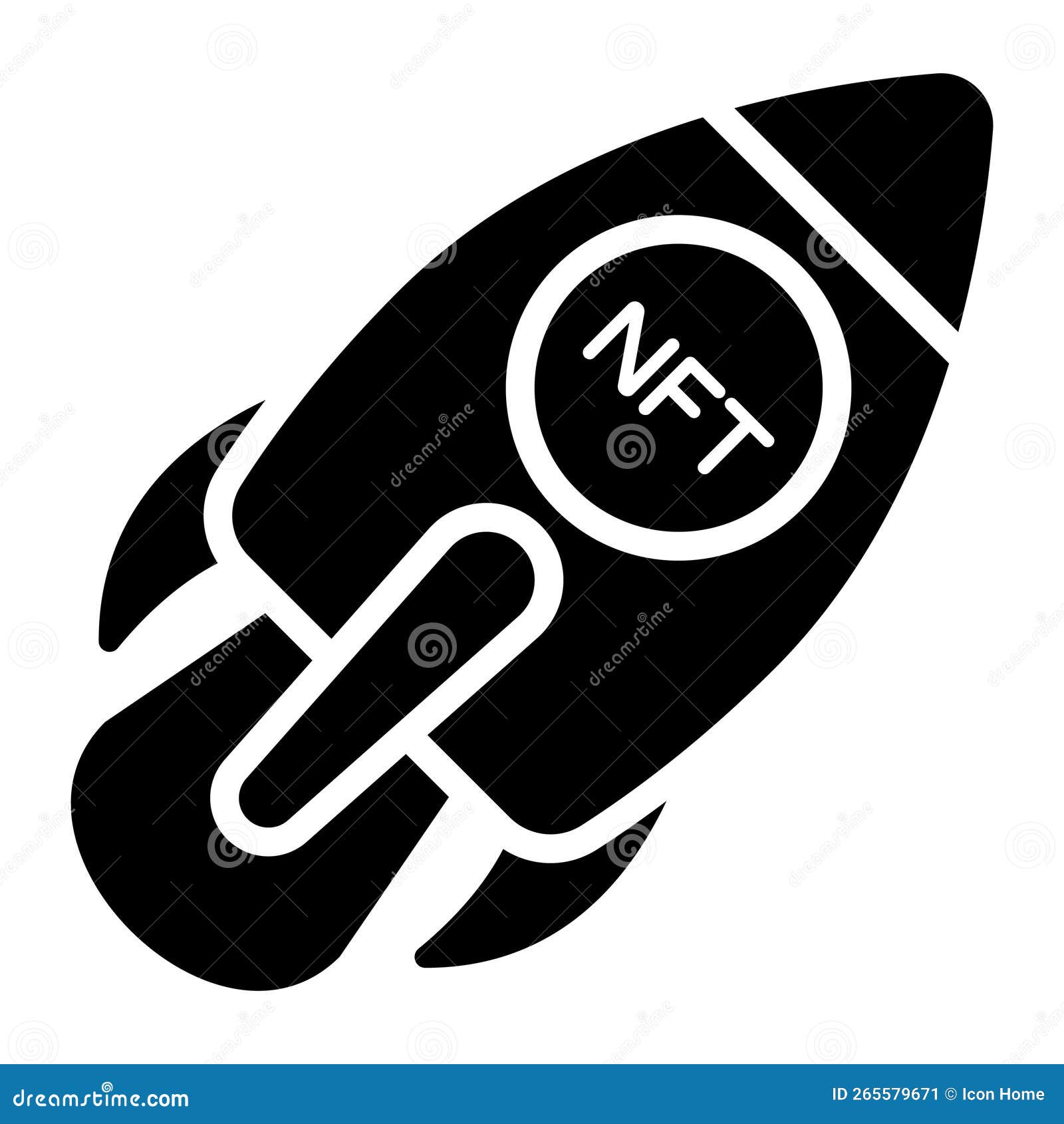 Launch Icon, Non-fungible Token, Digital Technology Stock Vector ...