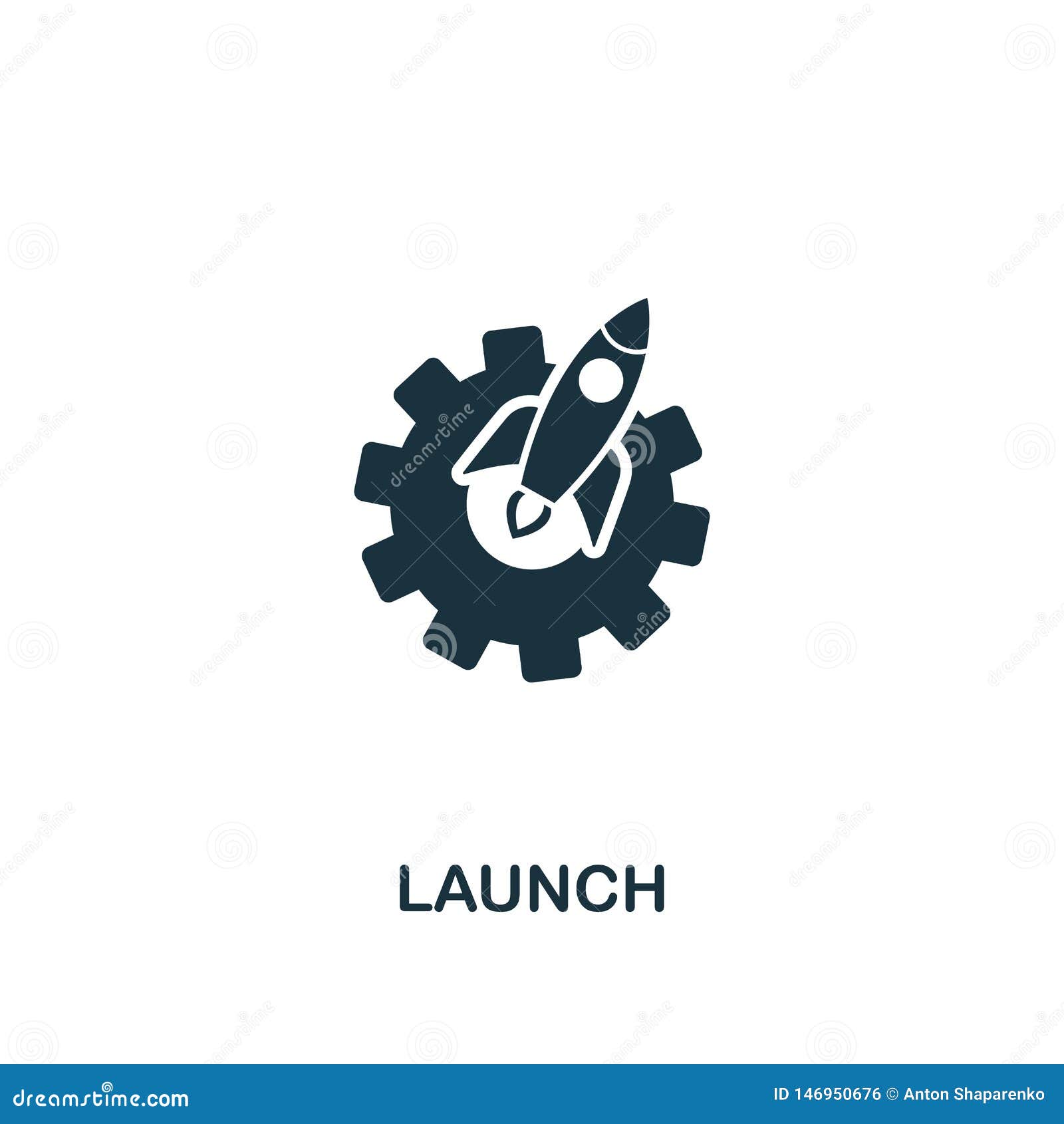 Launch Icon. Premium Style Design from Startup Icon Collection. UI and ...