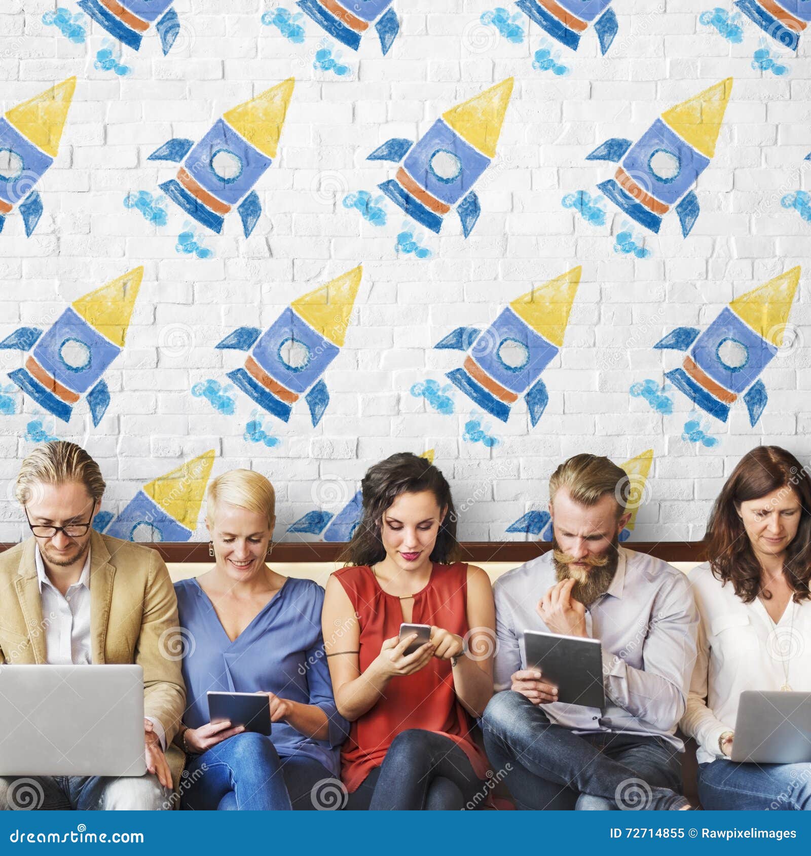 Launch Ignition Create Innovation Rocket Concept Stock Image - Image of ...