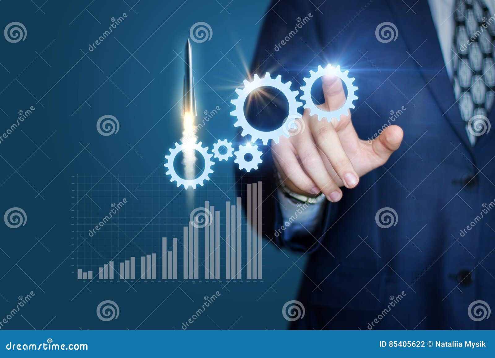 Launch of the New Tactics and Strategy on the Market. Stock Photo ...
