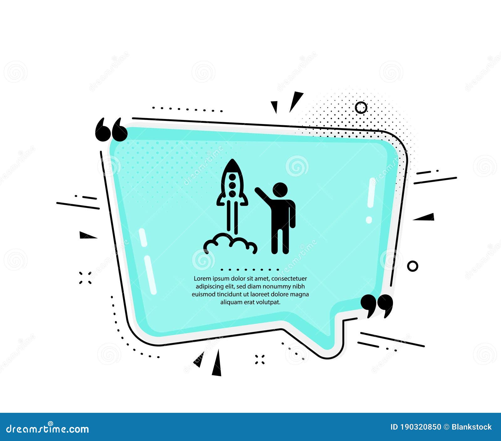 Launch Project Icon. Startup Rocket Sign. Vector Stock Vector ...