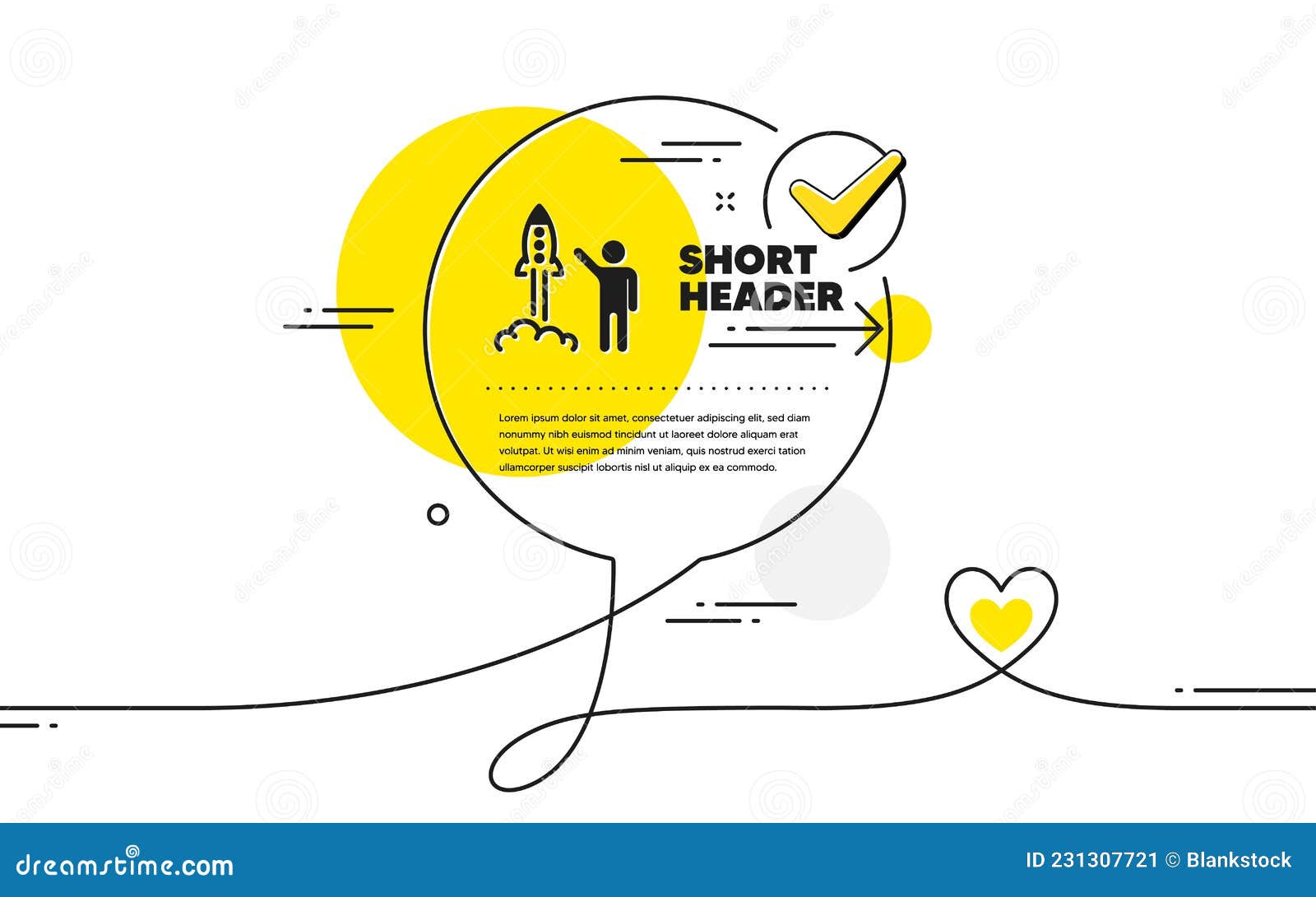 Launch Project Icon. Startup Rocket Sign. Vector Stock Vector ...