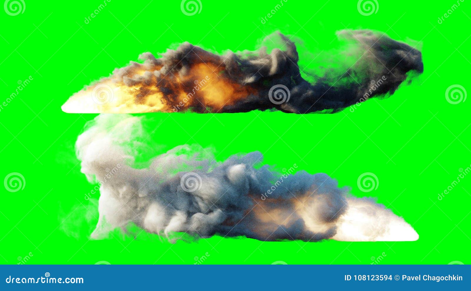 Launch Rocket Isolate. Green Screen. 3d Rendering. Stock Photo - Image ...